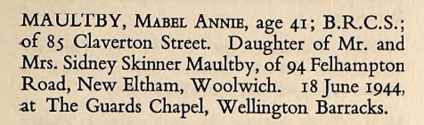 Mabel Maultby — a WW2 Nurse and Civilian Casualty – Dig Up Your Ancestors